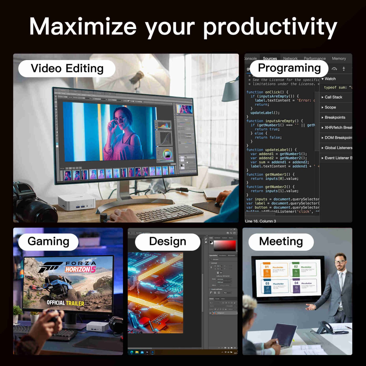 GEEKOM A7 Mini PC with AMD Ryzen™ 7000 Processors Ryzen 7/ 9