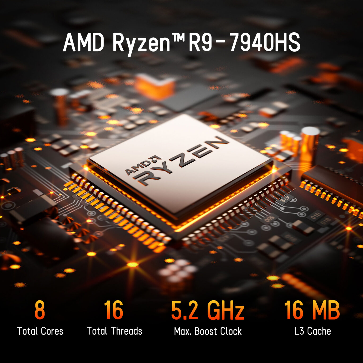 GEEKOM A7 Mini PC with AMD Ryzen™ 7000 Processors Ryzen 7/ 9